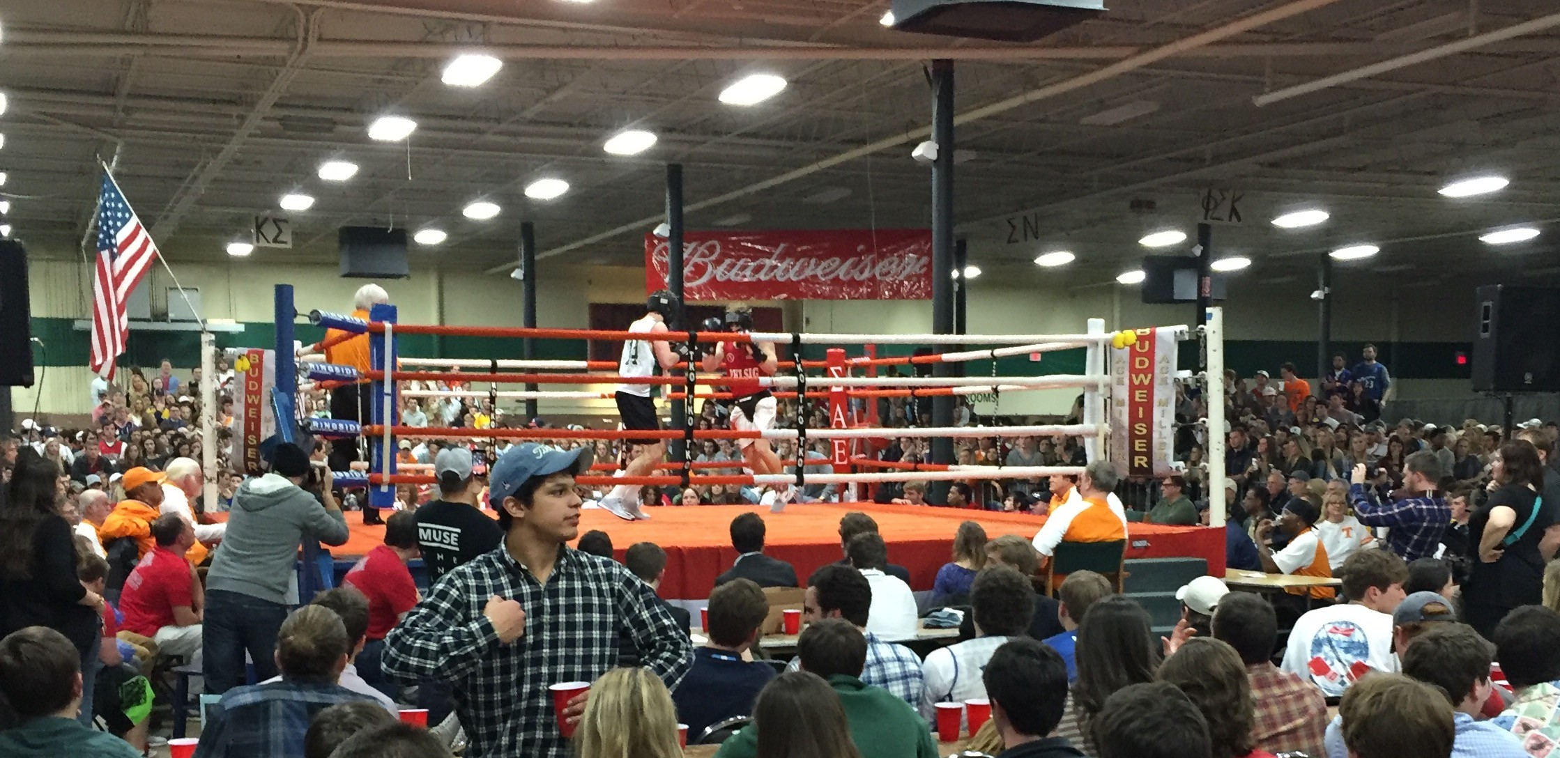 I watched frat brothers punch each other for charity at UT Boxing Weekend