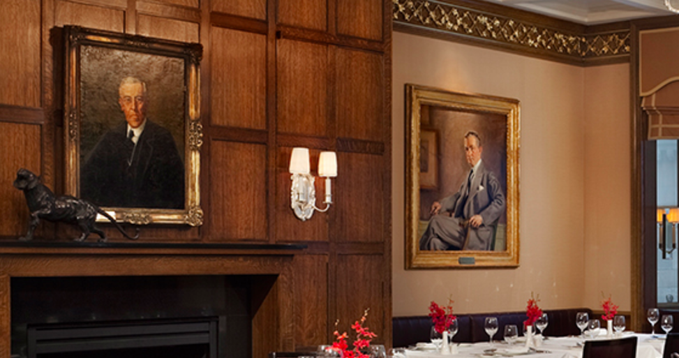The Princeton Club in NYC has changed the name of the Woodrow Wilson room