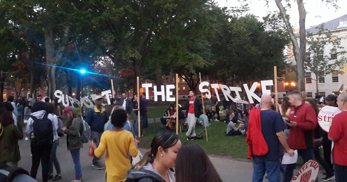 Everything you need to know about Harvard's dining hall strike