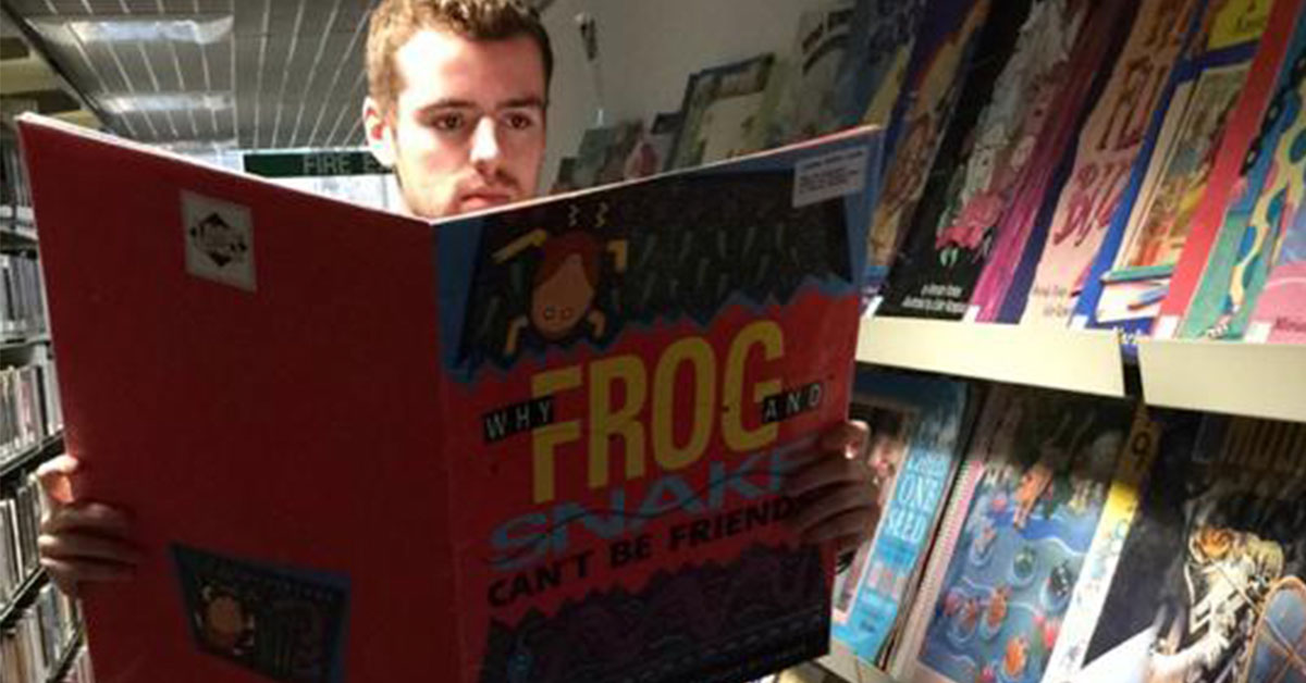 The library is useless for studying