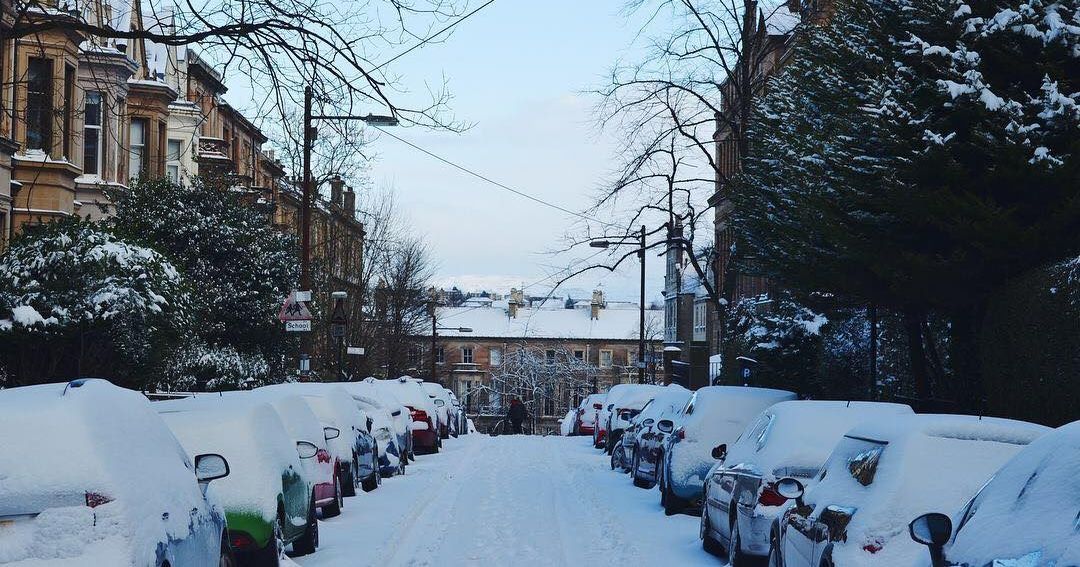 All the best GU snow day pics