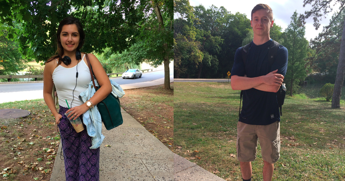 We asked upperclassmen how they identify freshmen