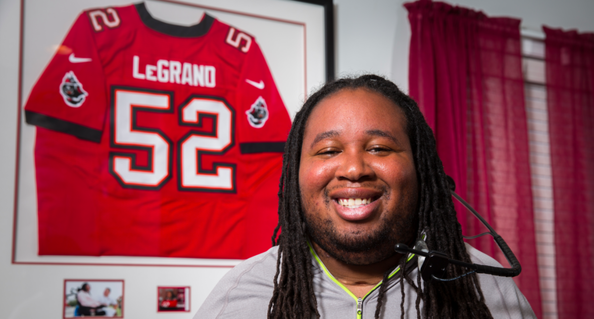 Former Rutgers football player Eric Legrand is receiving the 'Ultimate ...