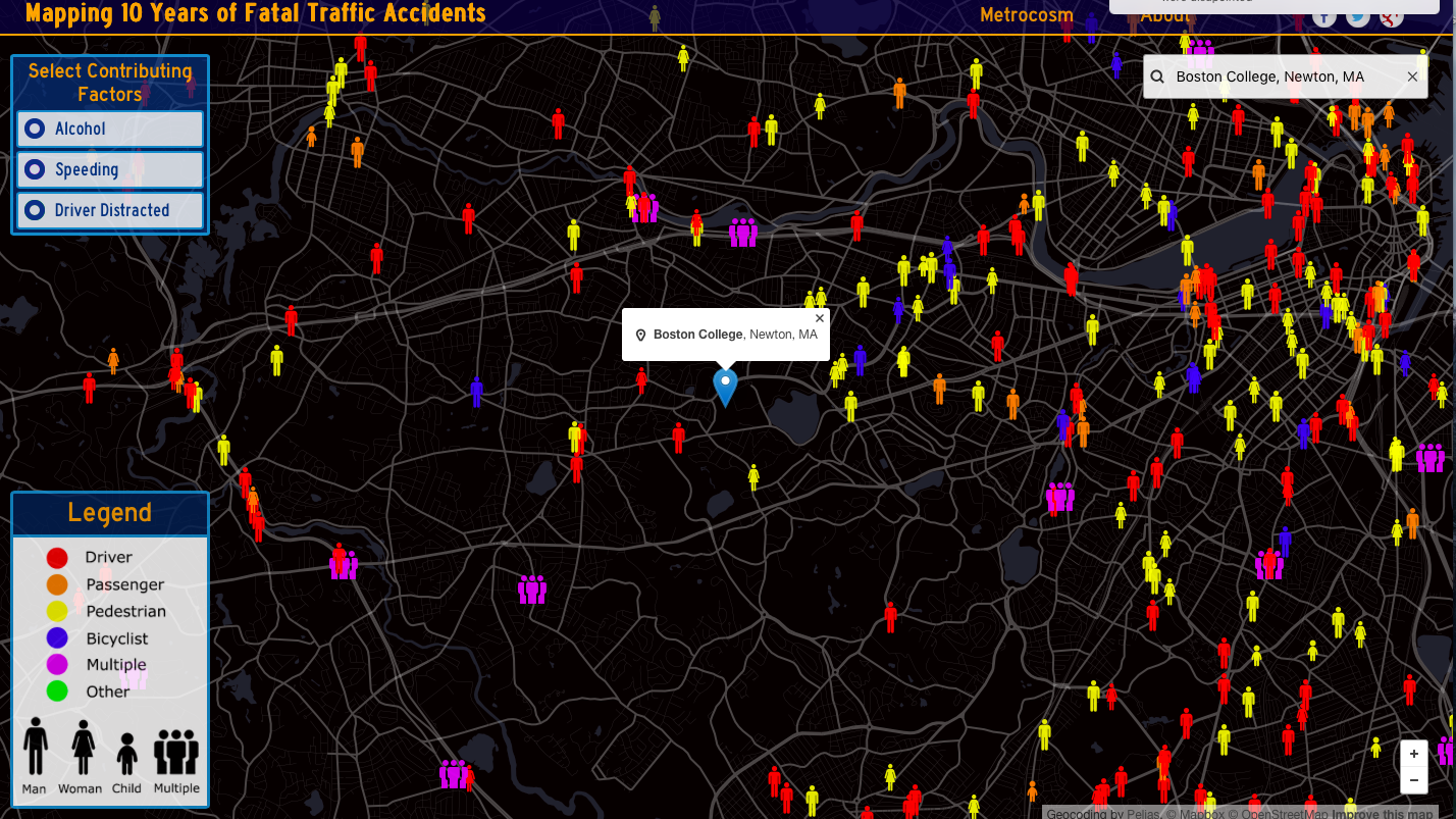 Maps reveal traffic-related deaths in BC’s most popular spots