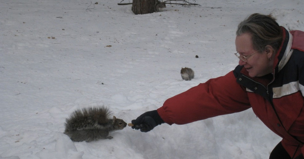 Meet UMass' own 'Squirrel Lady'