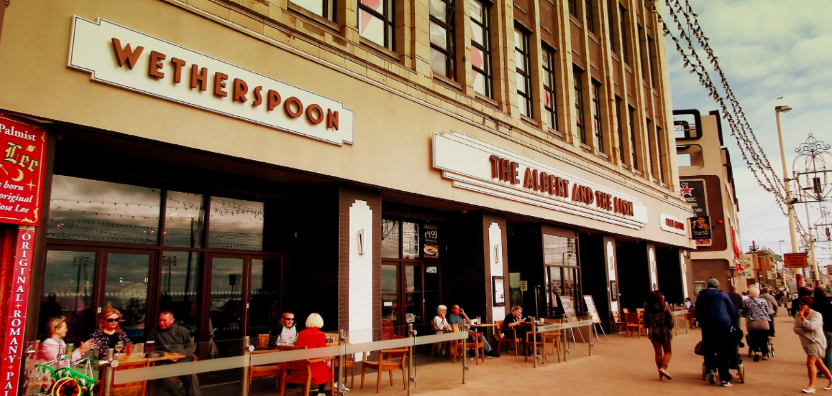 So apparently every Wetherspoons in Leeds has a dress code, because ...