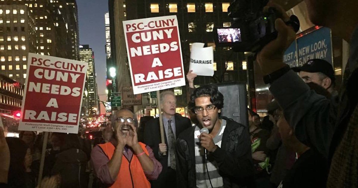Over 50 arrested after CUNY protest