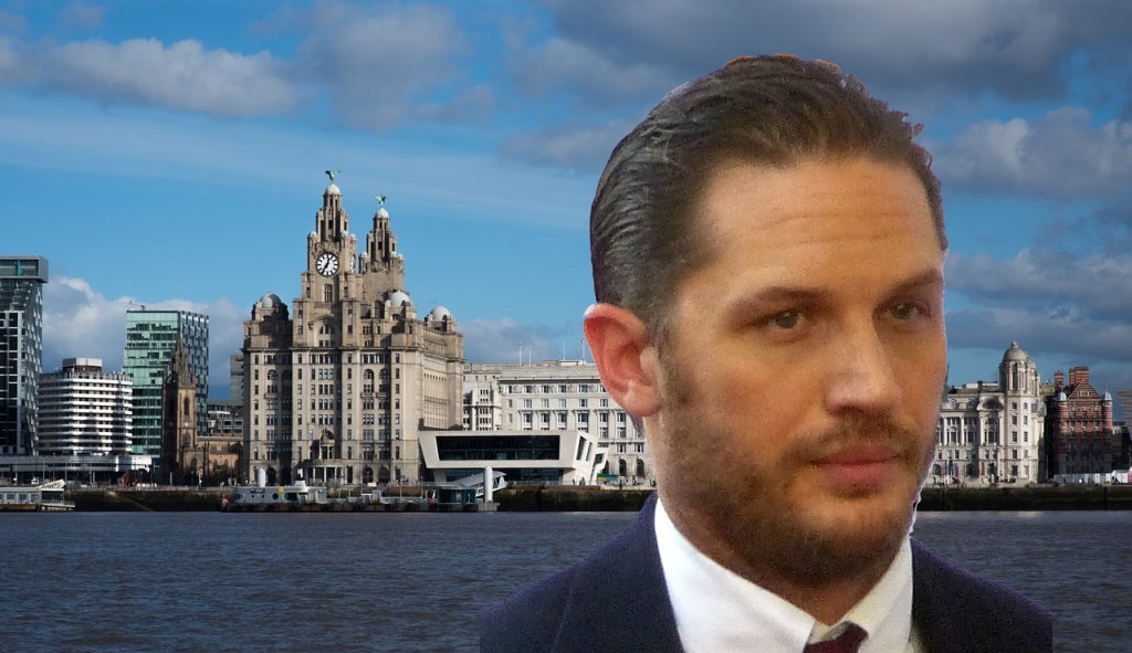 Tom Hardy has been spotted filming Peaky Blinders in Liverpool