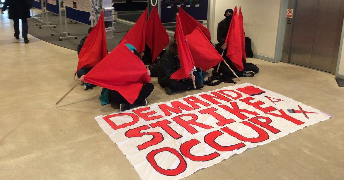 Breaking: Protestors are occupying the Eleanor Rathbone building during ...