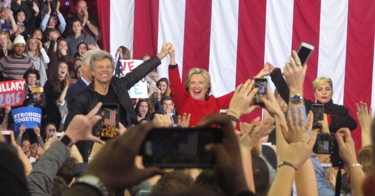 Hillary's midnight rally: The final show before the polls opened