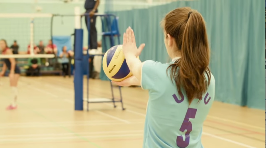 Check out the volleyball girls ready to knock King's out