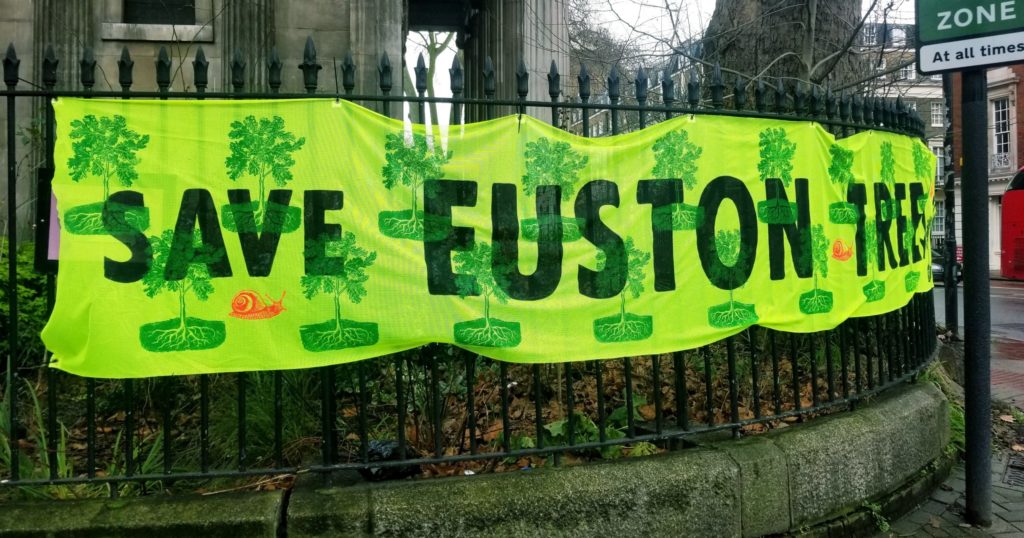 Updates: What's currently happening with the HS2 protests around Euston