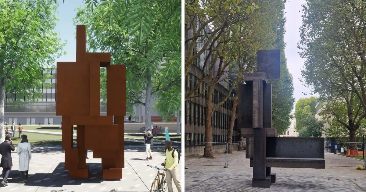 Imperial College unveils controversial 'phallic' statue on campus