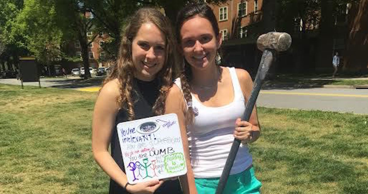 I smashed a scale to help bring awareness to eating disorders