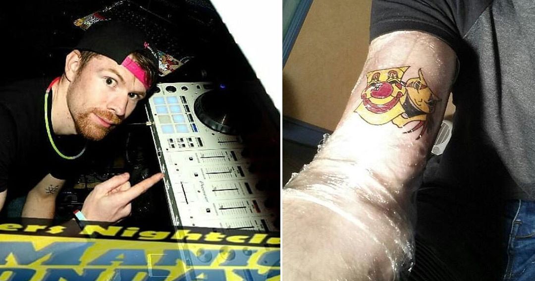 We spoke to the Jesters DJ about his new Jesters logo tattoo