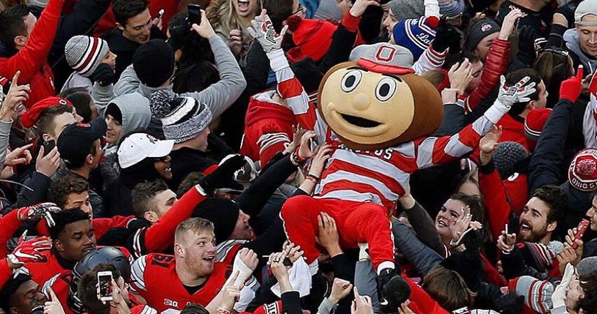 The Buckeye fan base is number eight in the world