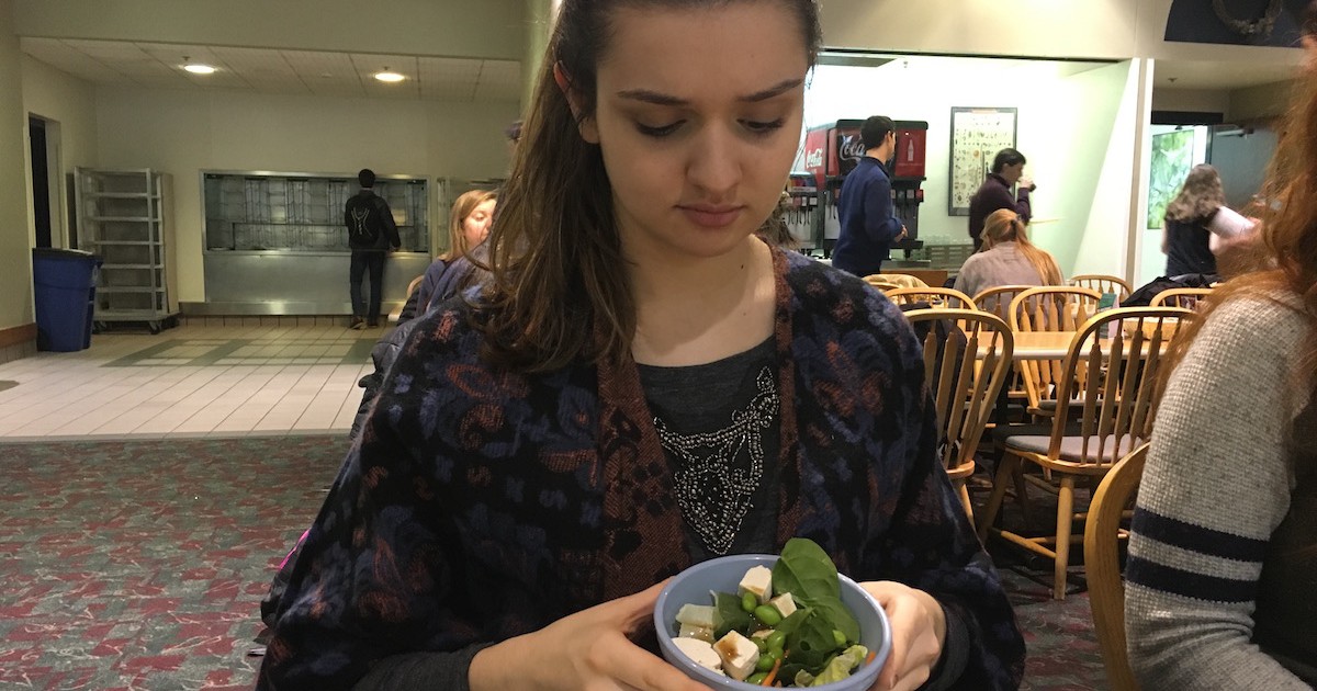I was vegan at the DH for a week and now I'm hangry