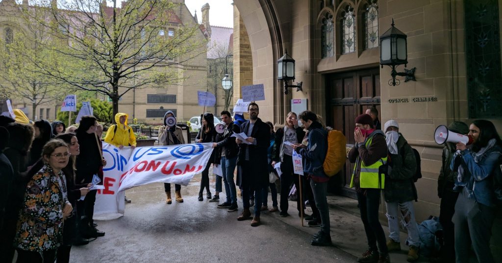 Everything that happened at the UoM protest demanding student ...