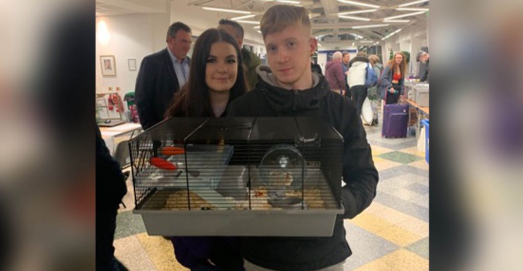 A hamster left behind in Bolton Cube fire has been safely reunited with ...