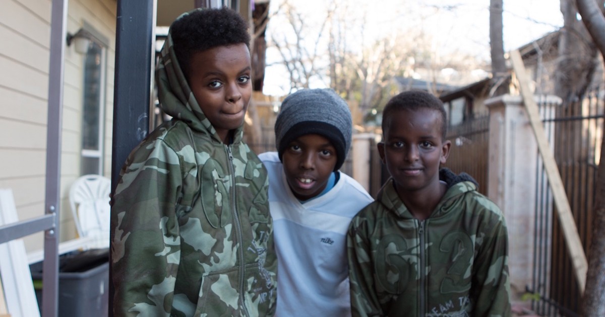 We made friends with refugees who just moved to the States