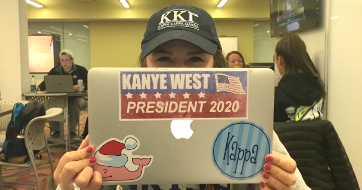 Every laptop sticker you'll see at the University of Iowa