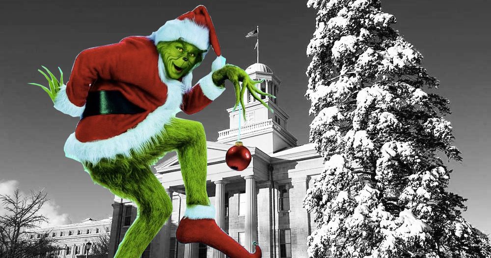 Finals Week as told by The Grinch