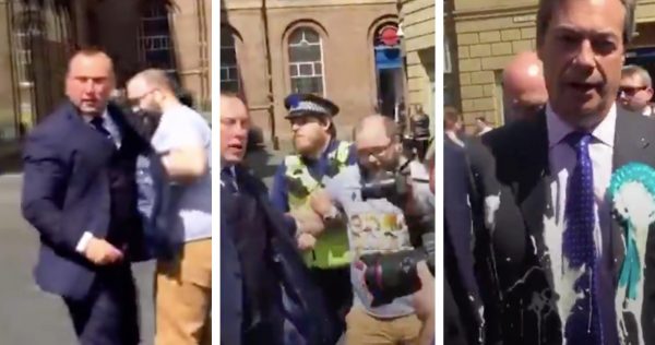 A man has been charged with assault after throwing a milkshake over ...