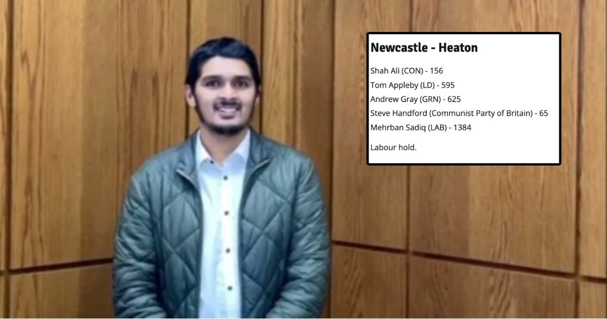 New NUSU president Shah Ali loses local council election with second ...