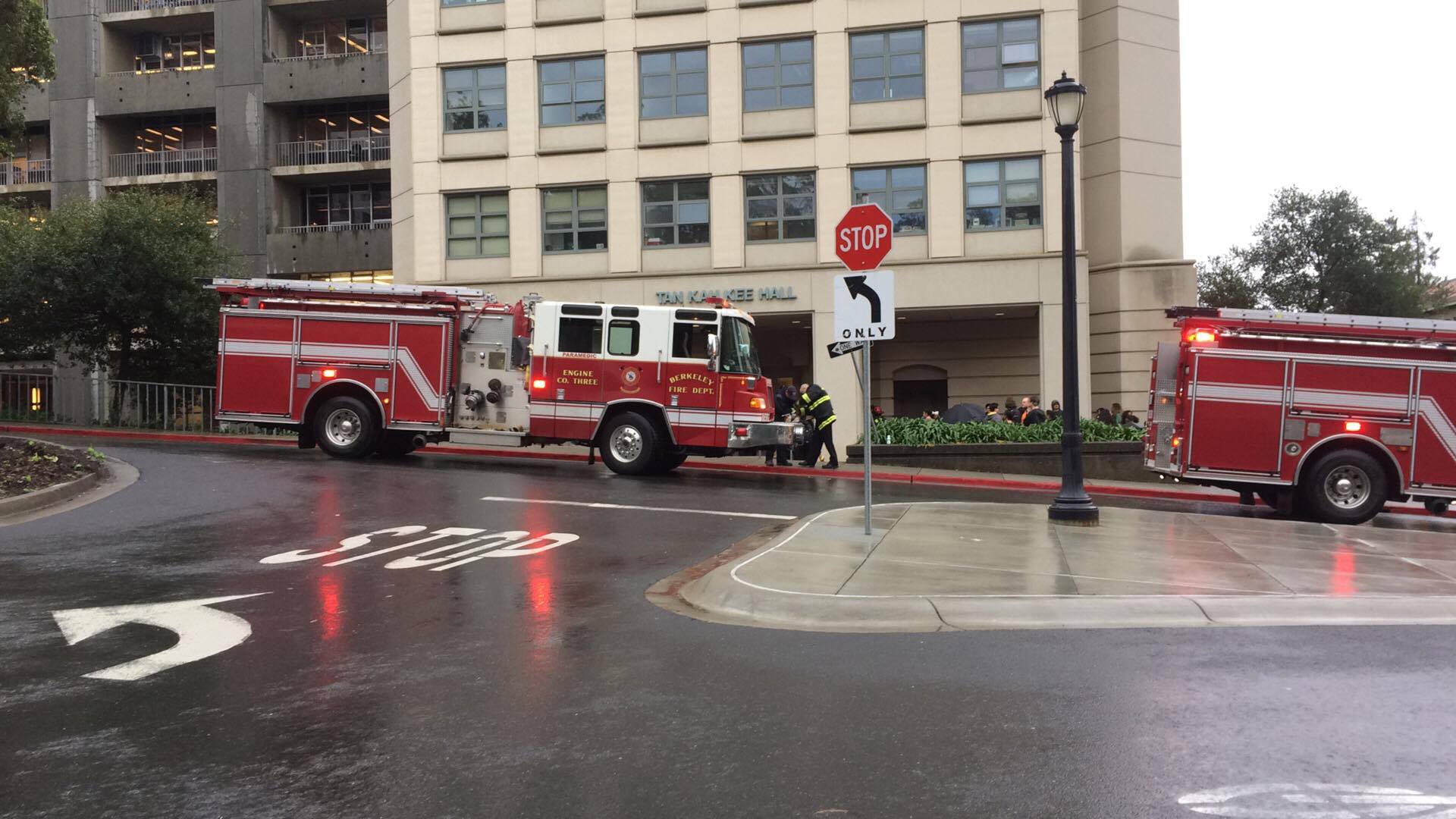 BREAKING: Tan evacuated with emergency services on the scene