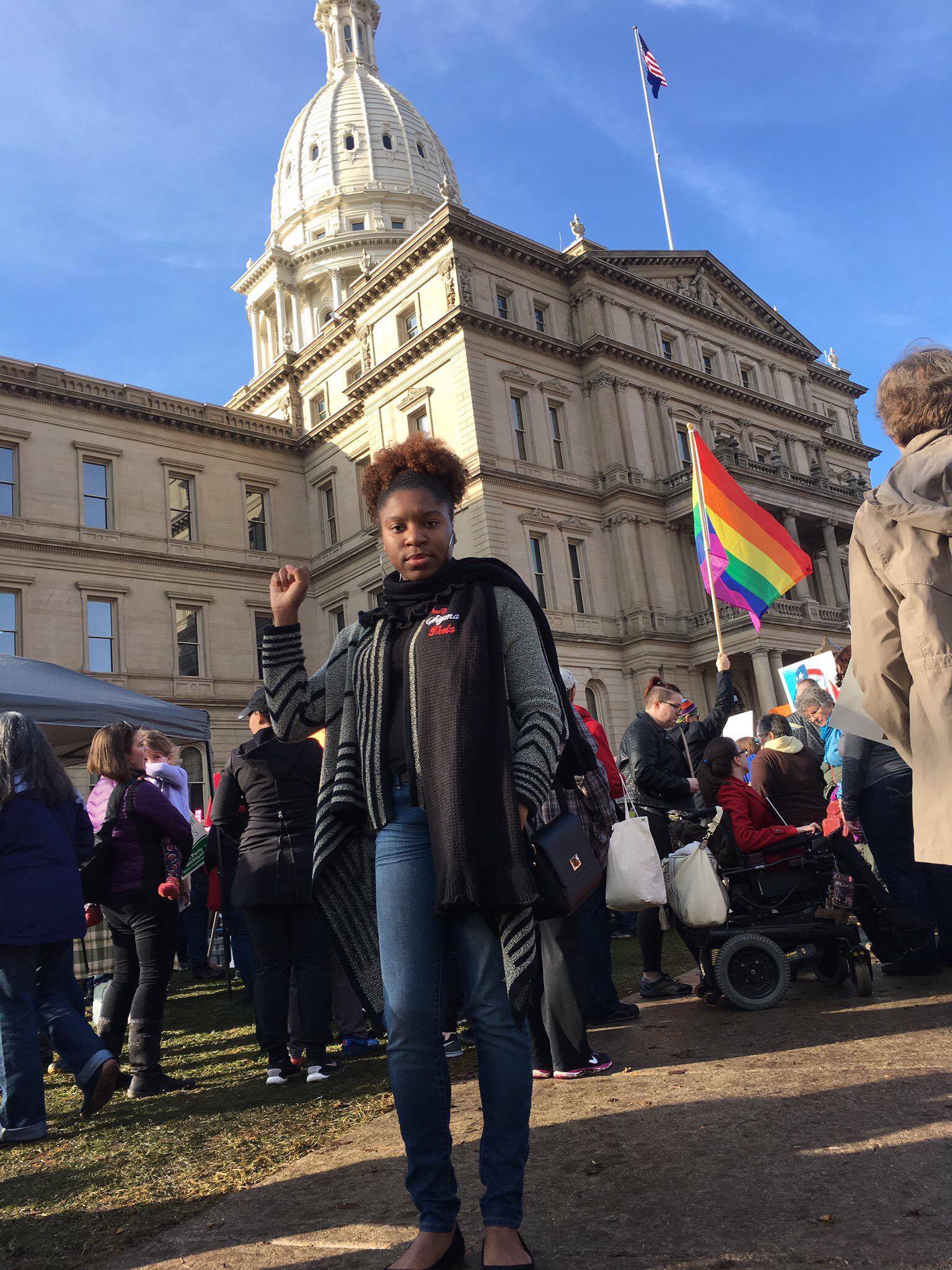 MSU senior Myya Jones may be the next – and youngest – mayor of Detroit