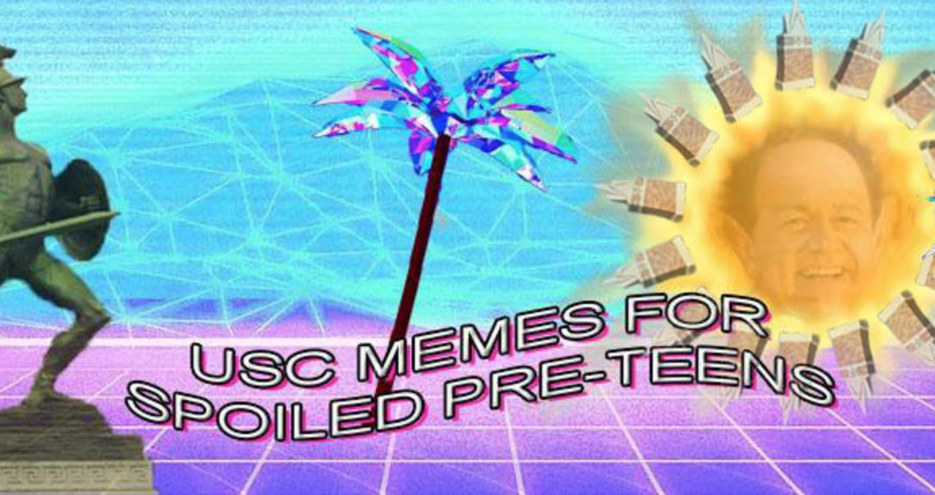 Civil War over 'USC Memes for Spoiled Pre-Teens' group name