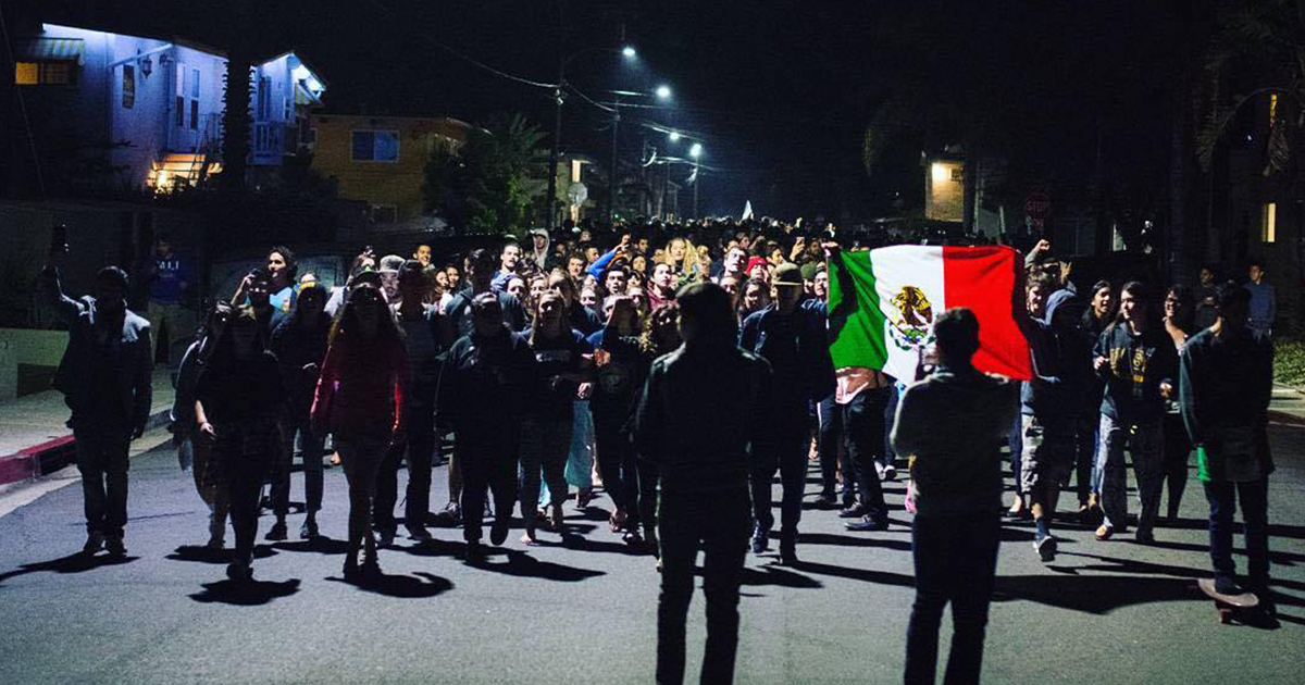 All the best pics from last night's protests