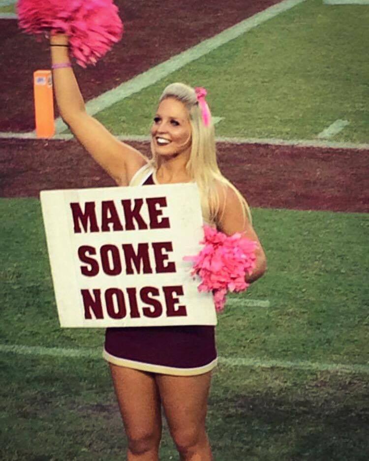 We spoke to FSU cheerleaders about cheerleading becoming an Olympic sport