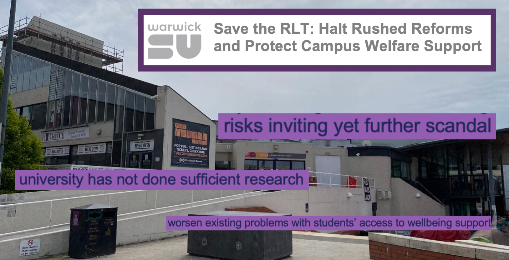 Warwick SU Council calls for Residential Life Team reforms to be cancelled