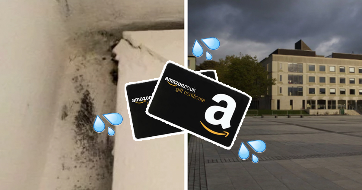 ‘It drips on me when I sleep’: Lancs student given Amazon vouchers to ...