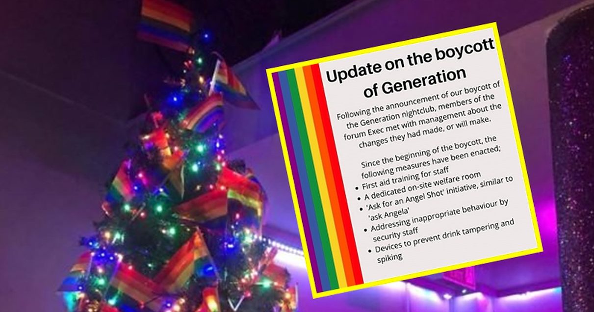 Lancaster LGBTQ+ Forum has ended boycott of Generation nightclub
