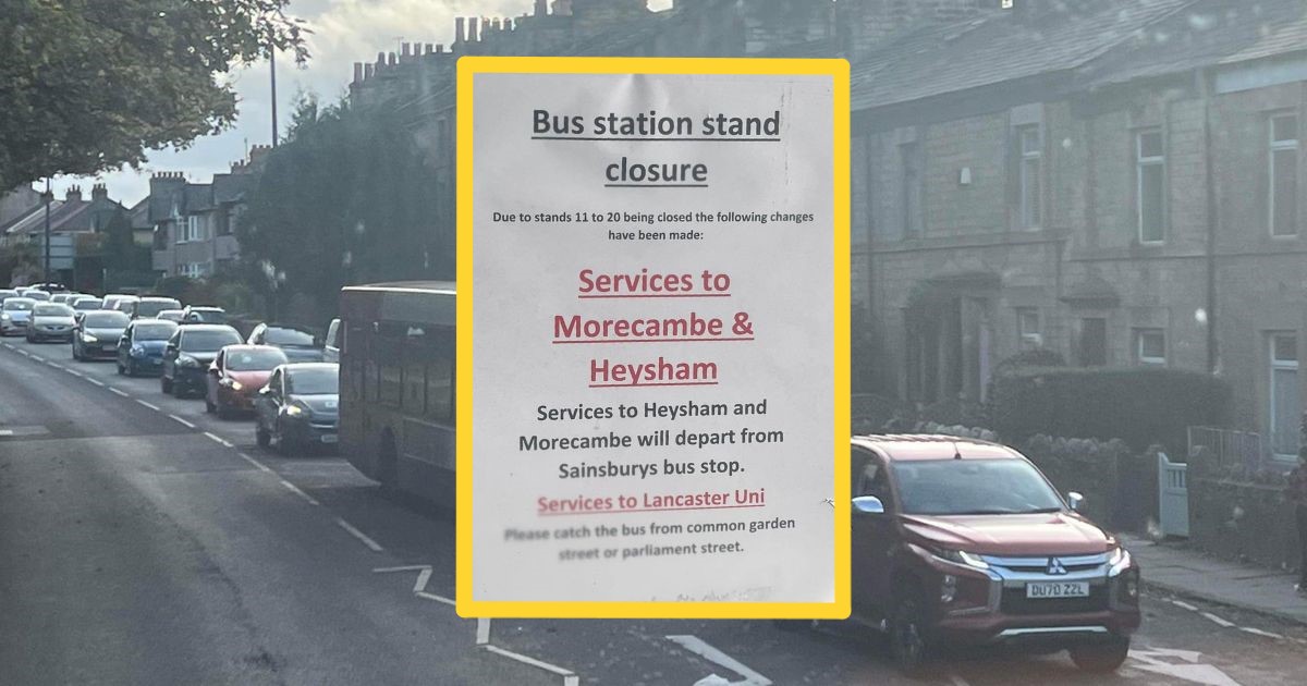 Lancaster Bus Station roadworks cause disruption to popular student bus ...