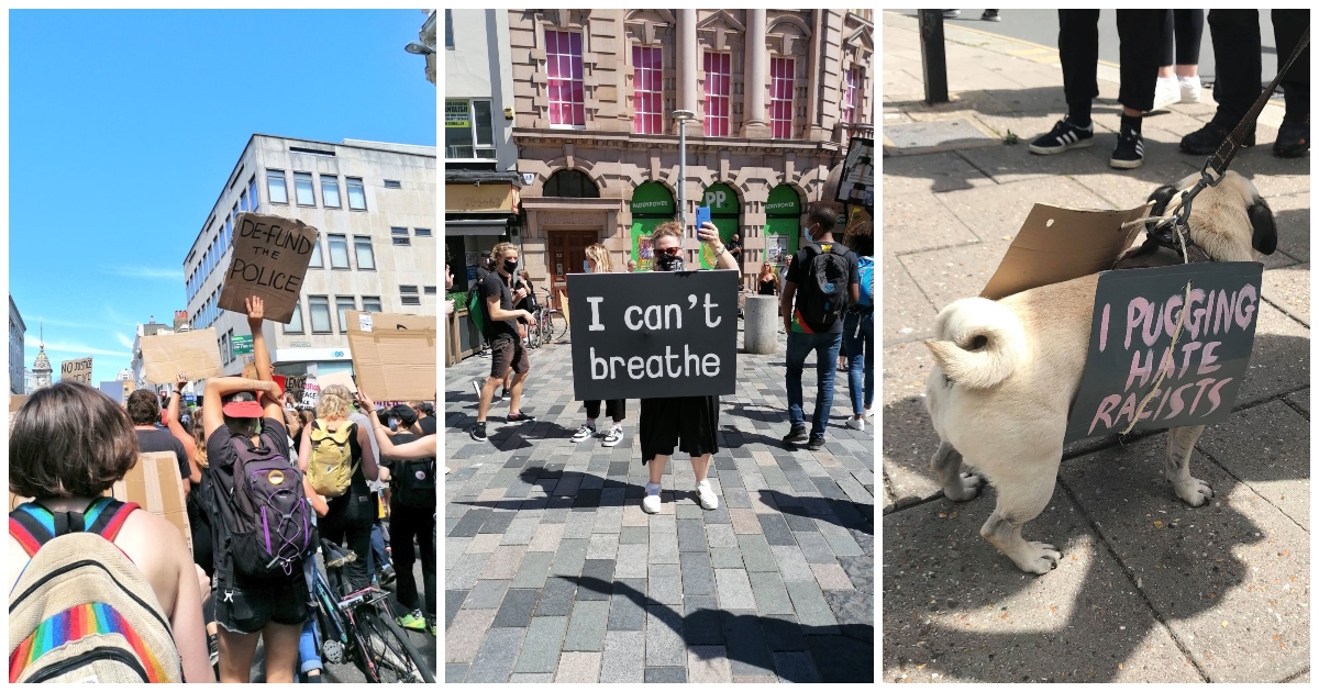 In pictures: Thousands of people protest in Brighton for Black Lives Matter