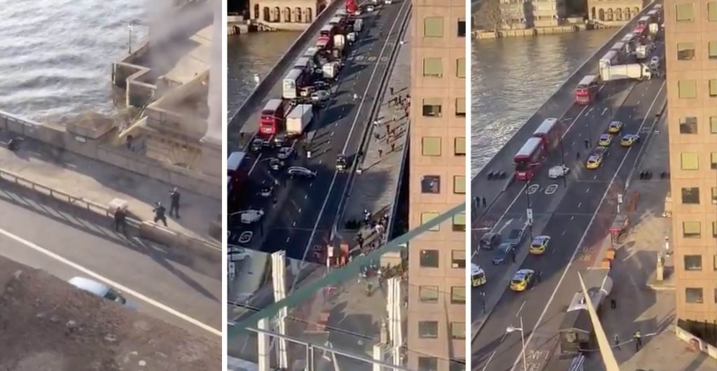 London Bridge Shooting: Man wielding knife shot on London Bridge