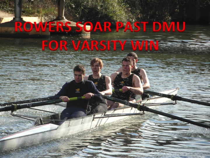Rowers soar past DMU for Varsity win