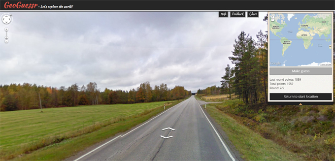 Website of the week: Geo Guessr