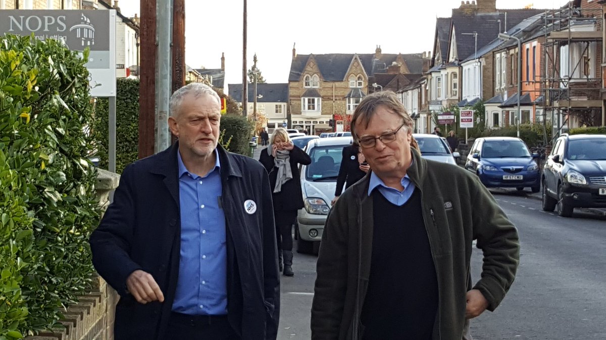Jeremy Corbyn was on Cowley road yesterday