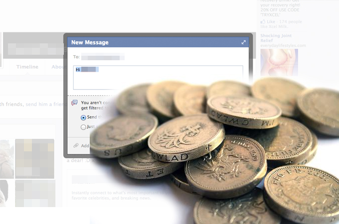 Facebook to charge users to send messages