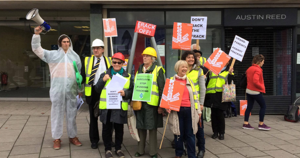 We spoke to the anti-fracking protesters on the Triangle