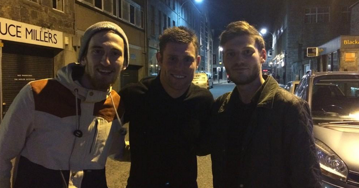 James Milner spotted being boring at Paramount