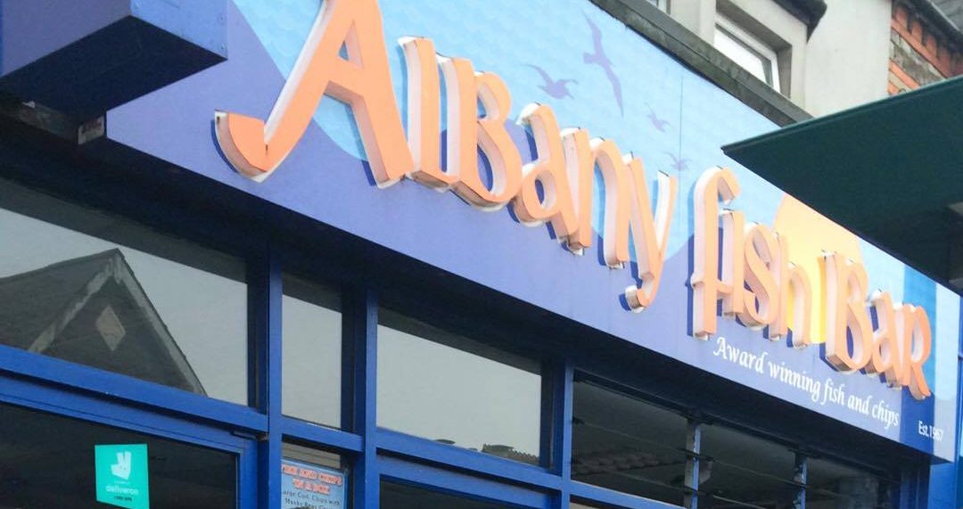 Albany Fish Bar are selling chips for 5p