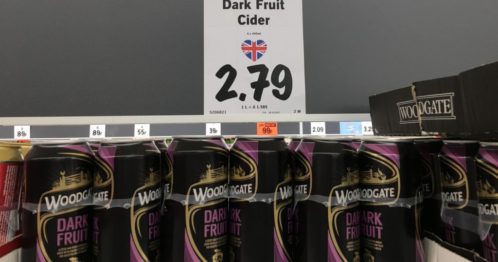 Woodgate cider: the official drink of Cathays