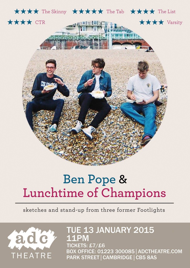 Ben Pope & Lunchtime of Champions: Review - University of Cambridge