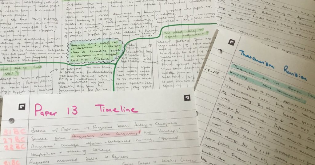 Five minute activities for revision breaks - University of Cambridge