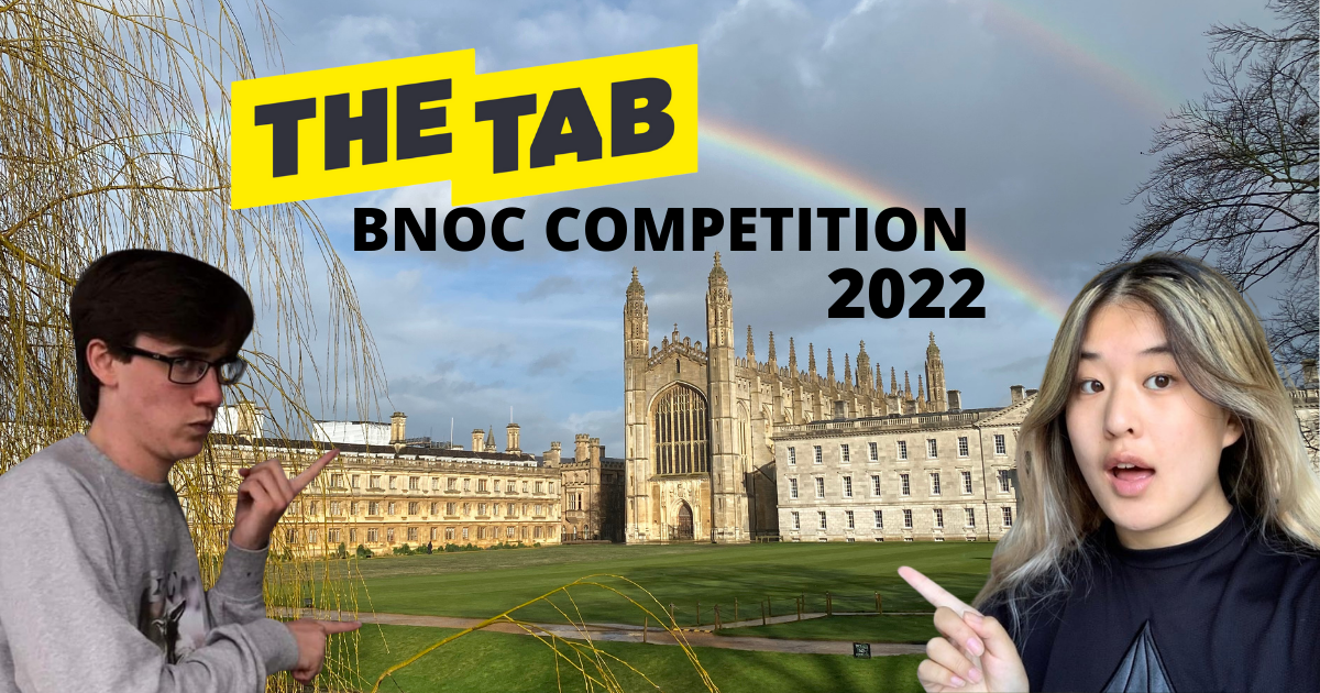 ONE DAY LEFT to Nominate Cambridge's Biggest BNOC 2022 - University of ...